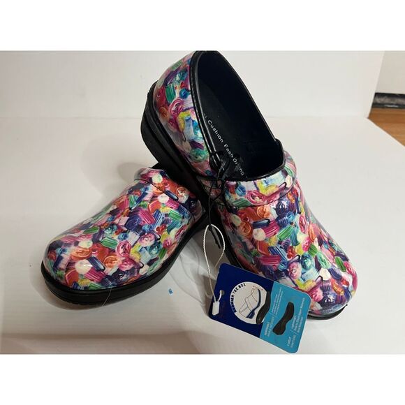 Spring Step | Shoes | Spring Step Arch Support Colorful Print Clogs ...